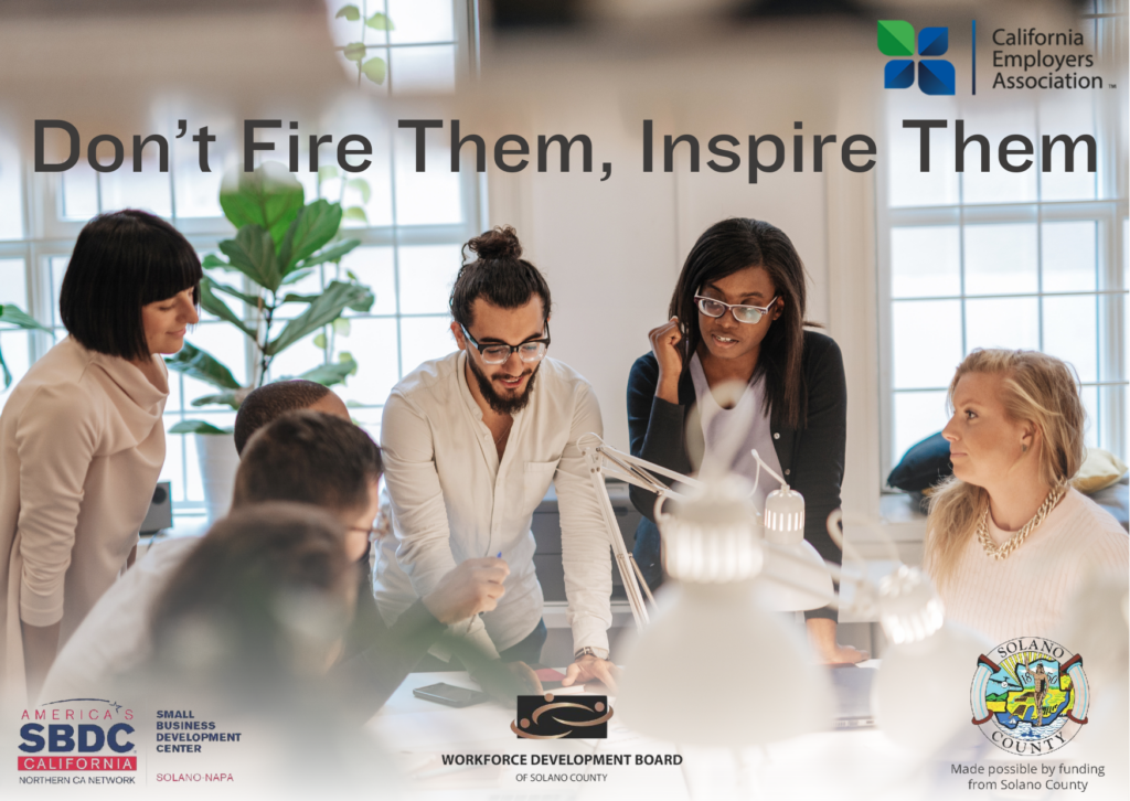 Don’t Fire Them, Inspire Them (virtual) | WDB Solano